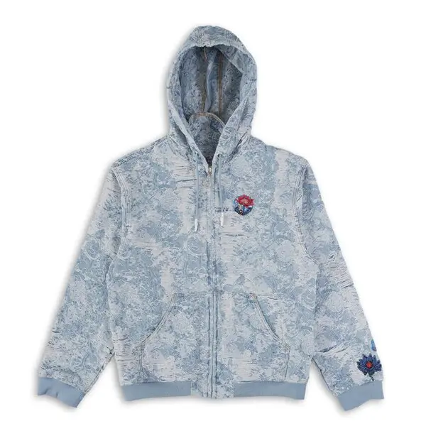 VERYRARE Dark Lotus Full Zip Hoodie - Grey