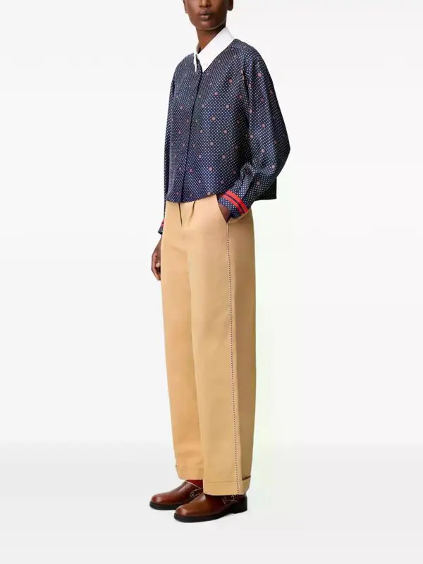 Claudie Pierlot Printed Silk Shirt