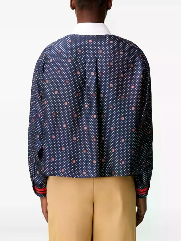 Claudie Pierlot Printed Silk Shirt