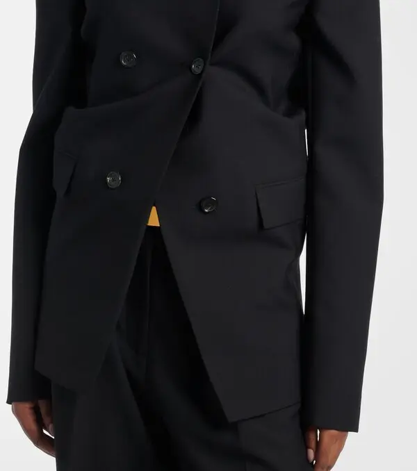 Khaite Rolo Wool And Silk Cady Blazer