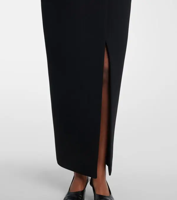 Khaite Luiza Crêpe Maxi Skirt