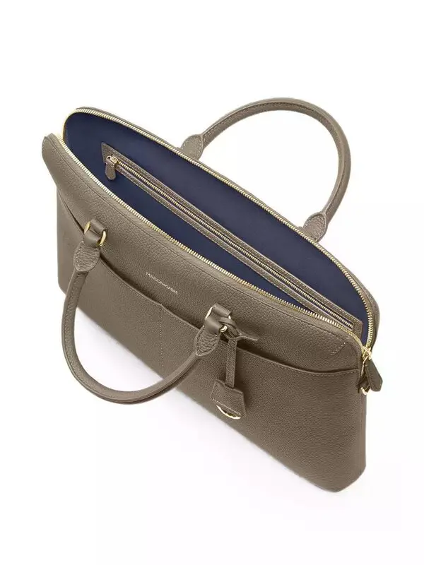 MAISON DE SABRE Full-grain Leather Laptop Bag
