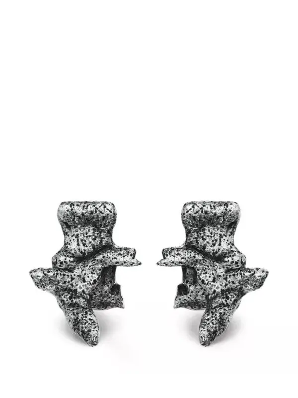 DIESEL® Tone Stud Earrings - Silver
