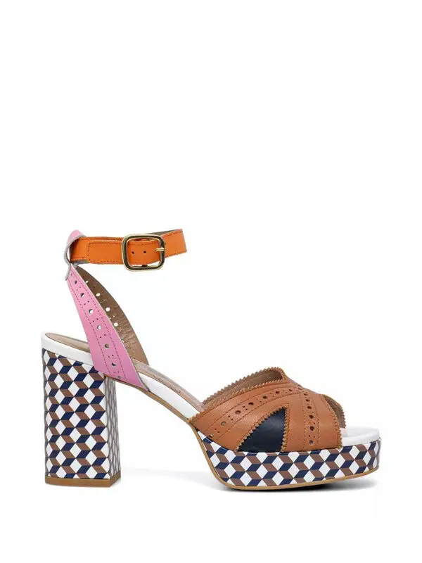 Fly London Perforated Platform Pumps