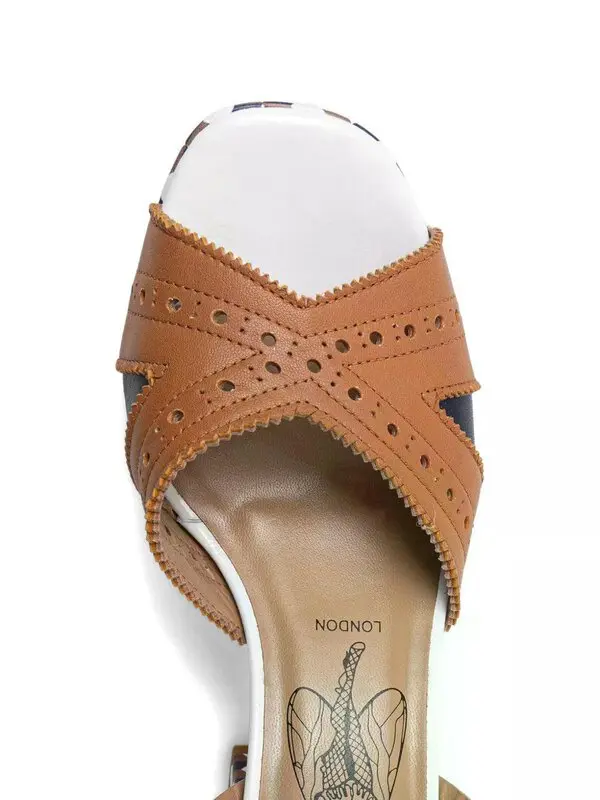 Fly London Perforated Platform Pumps