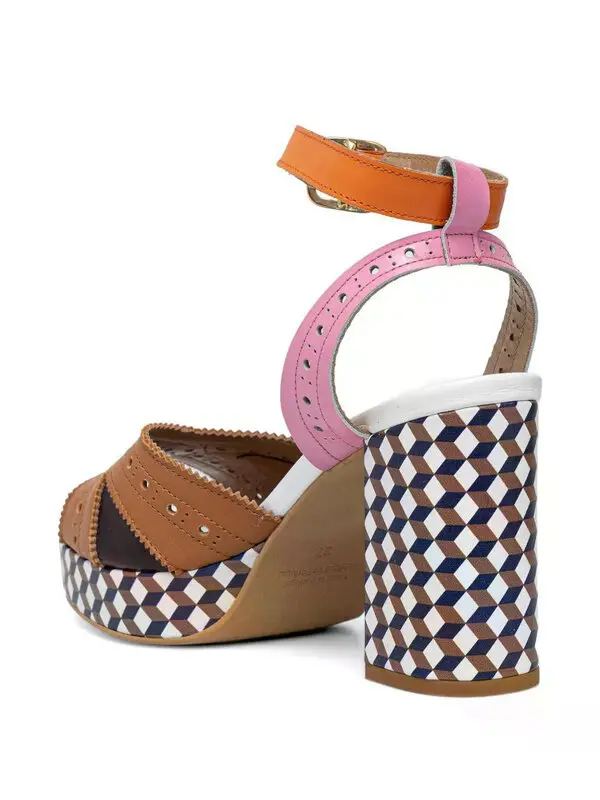 Fly London Perforated Platform Pumps