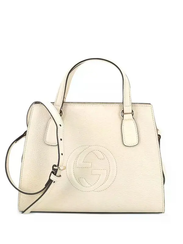 Gucci Soho Convertible Top Handle Small Satchel - Neutrals