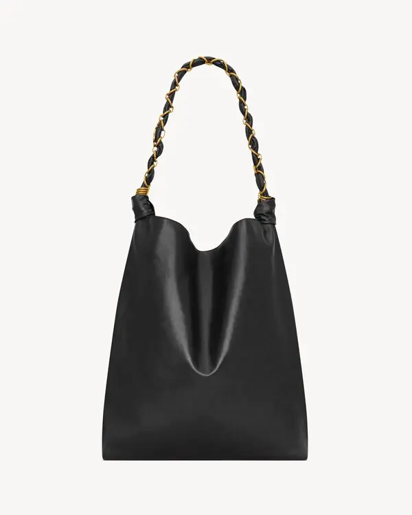 Saint Laurent Amalia In Smooth Leather - Black