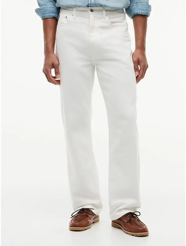 Tommy Hilfiger Garment-dyed Relaxed Jean - White