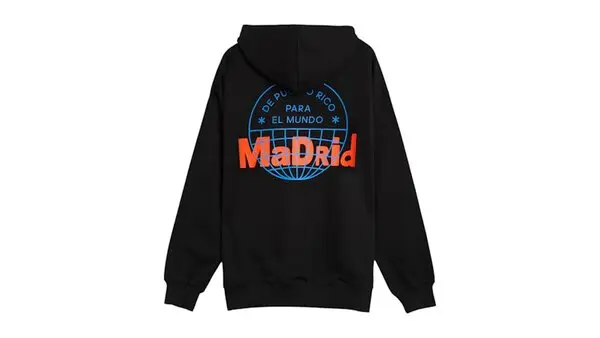 Adidas X Bad Bunny Dtmf Tour Madrid Hoodie - Black
