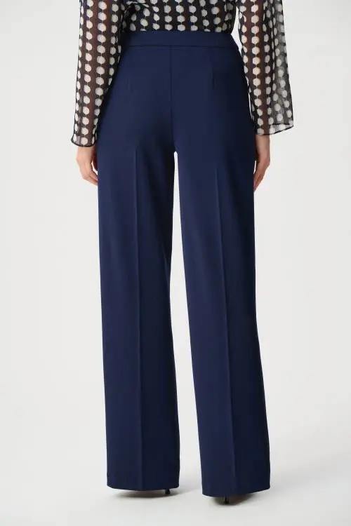 Joseph Ribkoff Scuba Crepe Wide Leg Pull-on Pants