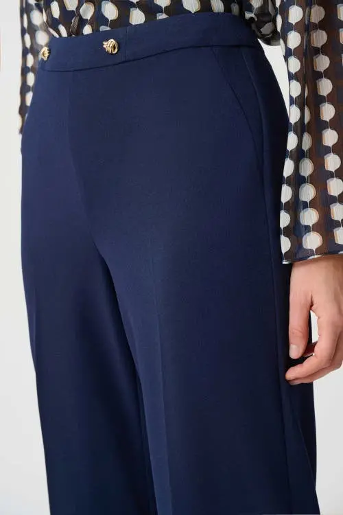 Joseph Ribkoff Scuba Crepe Wide Leg Pull-on Pants