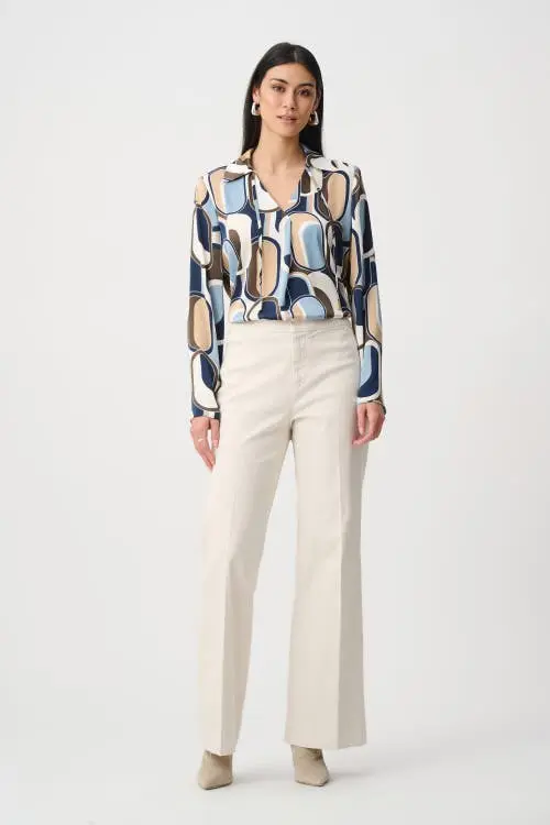 Joseph Ribkoff Stretch Denim High-rise Wide-leg Jeans