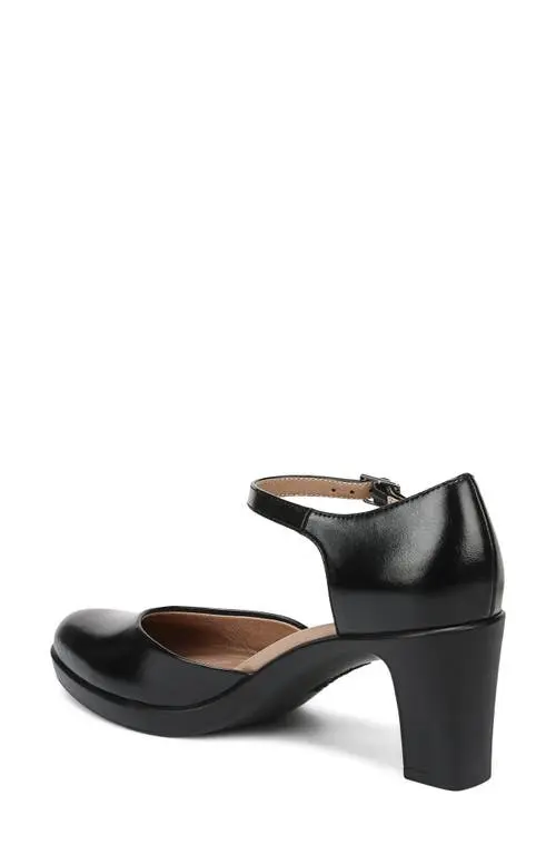 LIFESTRIDE Effortless Ankle Strap Platform Pump - Black