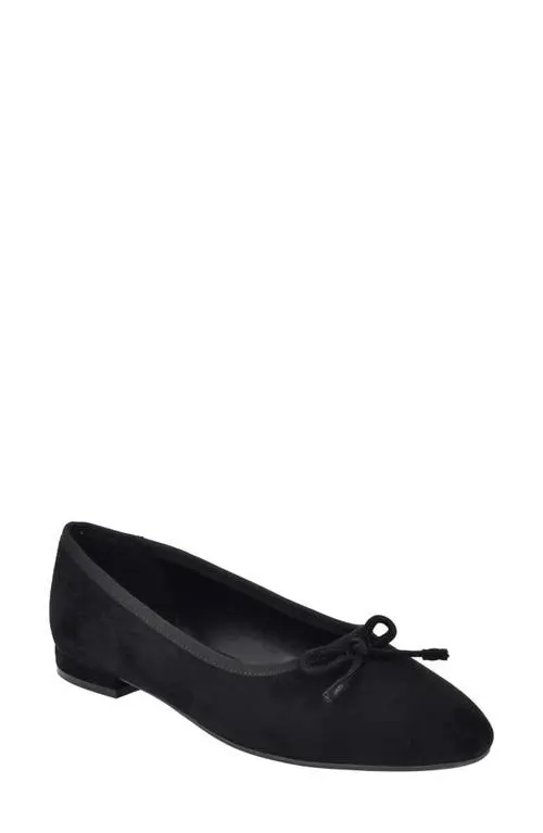 Calvin Klein Cyrie Bow Embellished Ballet Flat - Black