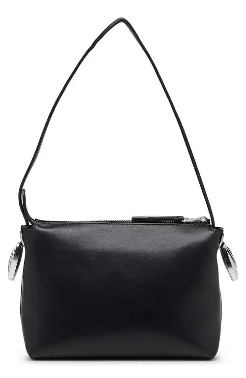 DIESEL® D-rop Leather Shoulder Bag - Black