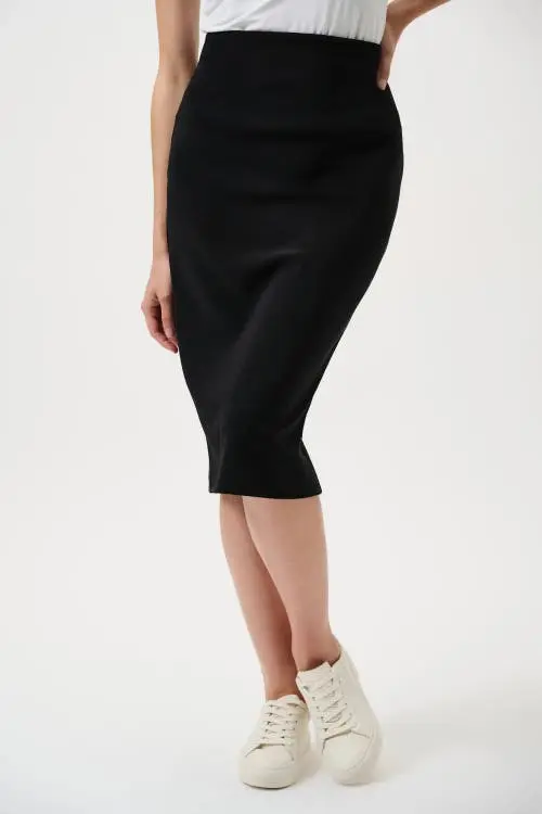 Joseph Ribkoff Classic Long Pencil Skirt - Black