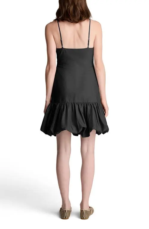 KENNETH COLE Sleeveless Bubble Flounce Minidress - Black
