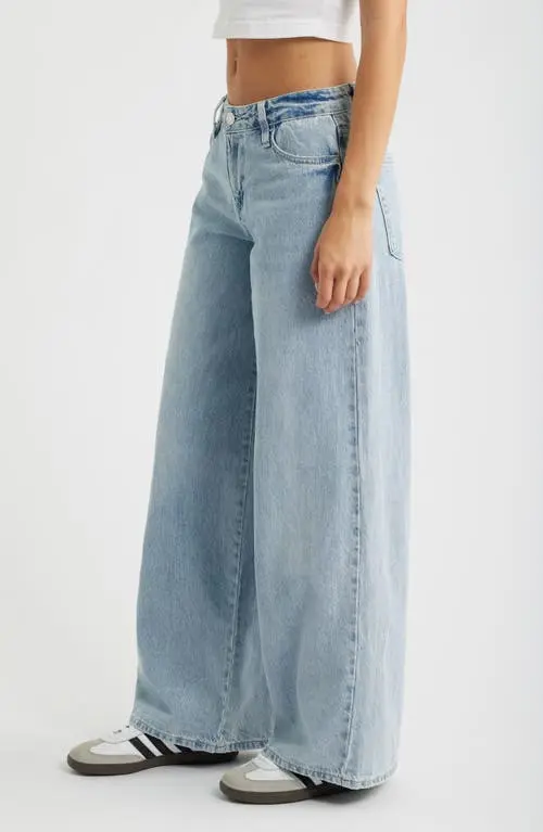 YMI Joey Super Wide Leg Jeans With Love Appliqu