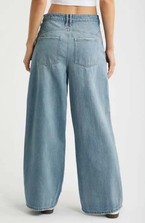 YMI Relaxed Wide Leg Jeans - Medium Blue