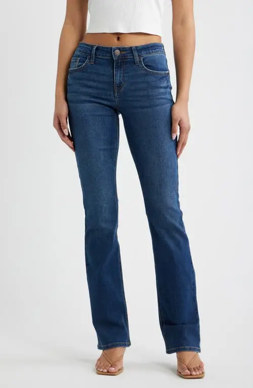 YMI Jessie Mid Rise Bootcut Jeans - Dark Blue