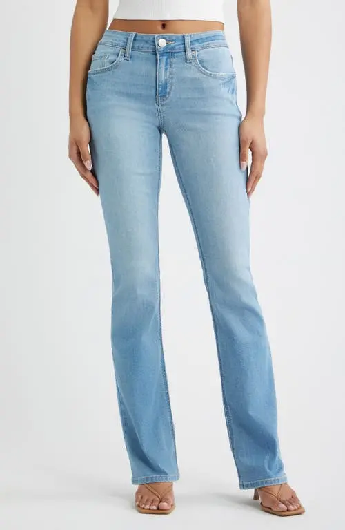 YMI Jessie Mid Rise Bootcut Jeans - Light Blue