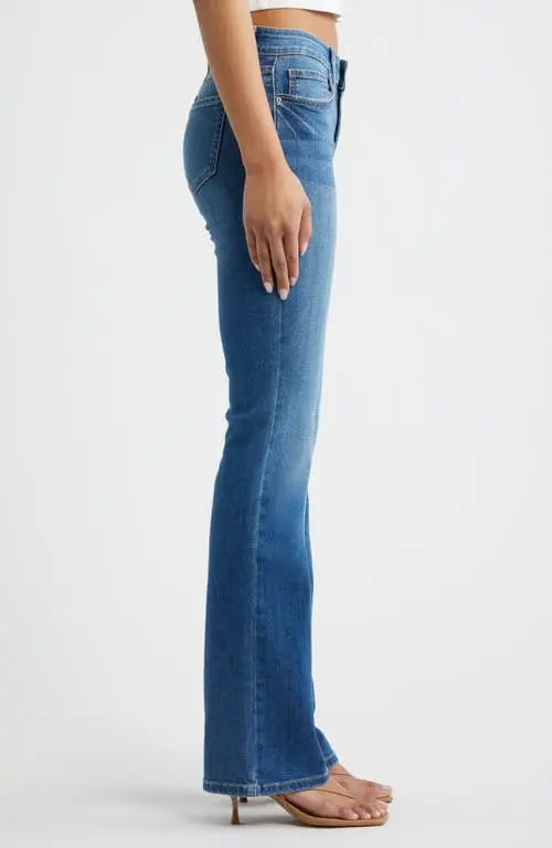 YMI Jessie Mid Rise Bootcut Jeans - Medium Blue