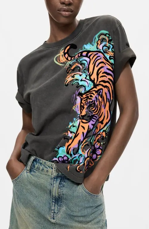 Desigual Tiger Graphic T-shirt