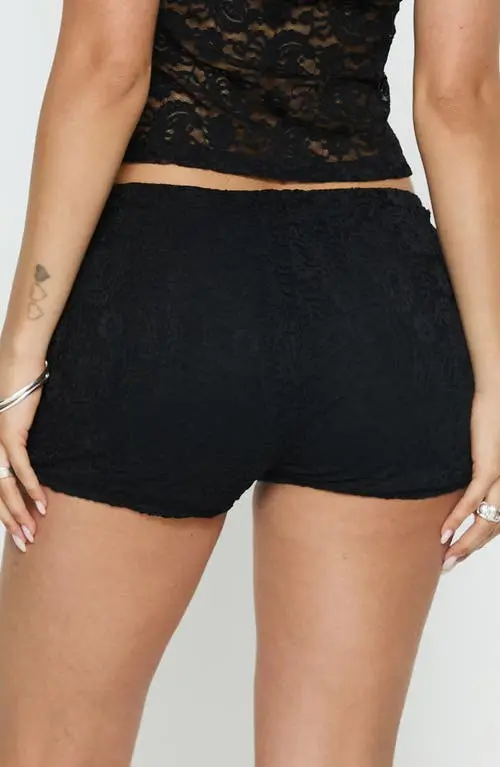 Princess Polly Daveney Lace Micro Shorts