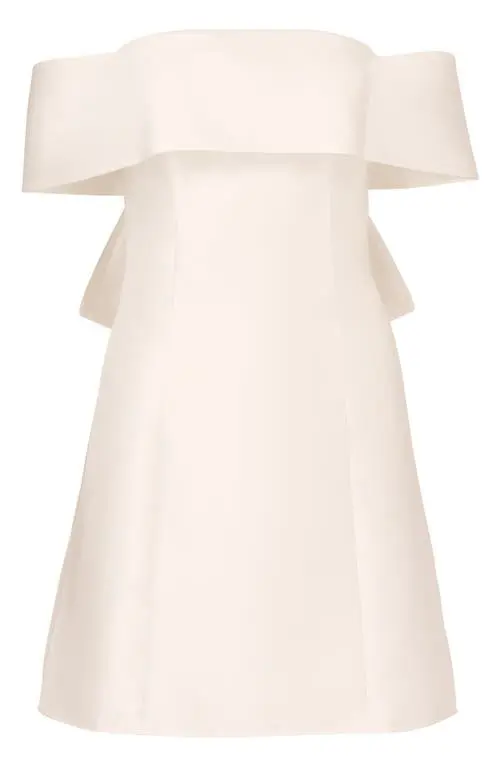 Adrianna Papell Bow Mikado Cocktail Dress