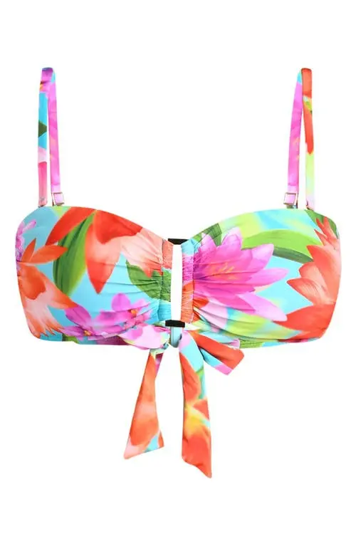 La Blanca Sunset Botanica Bandeau Bikini Top