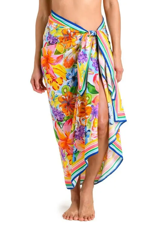 La Blanca Flora De Fruta Cover-up Sarong