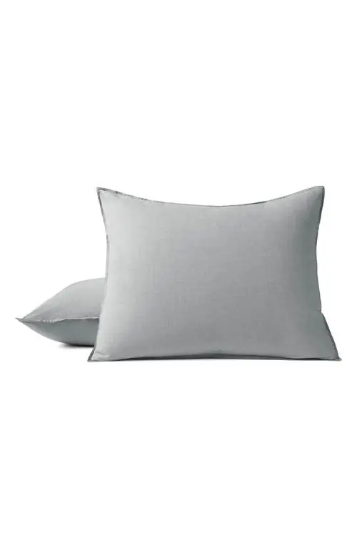 COYUCHI Crinkled Organic Cotton Percale Shams