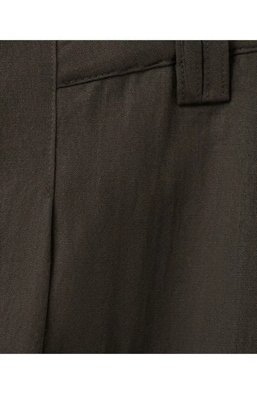 Mango Pleated Straight Leg Pants