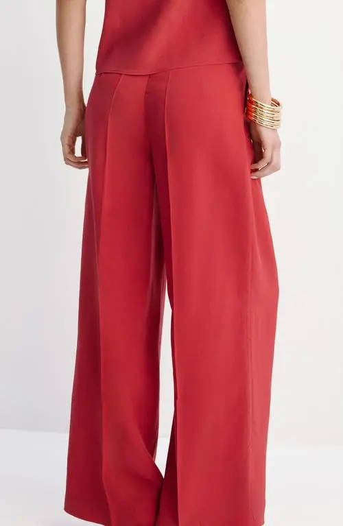 Mango Pleated Wide Leg Pants