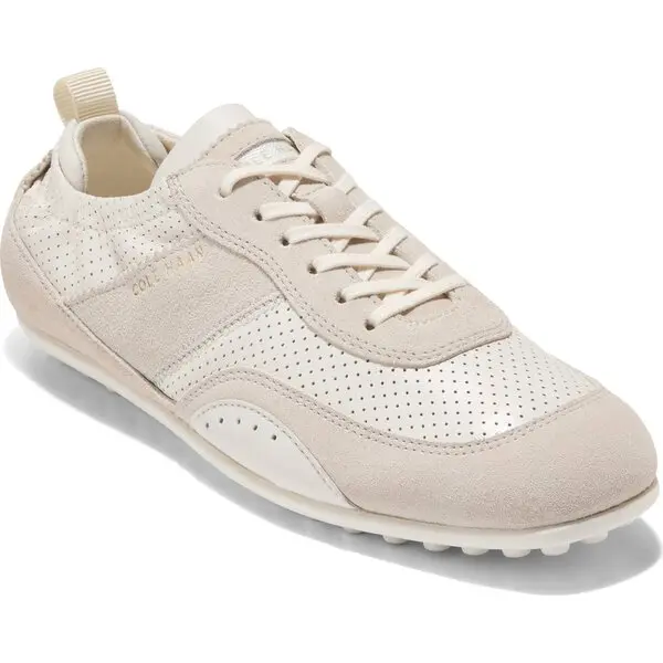 Cole Haan Grandpro Travina Perforated Sneaker - Ivory/ancient Scroll