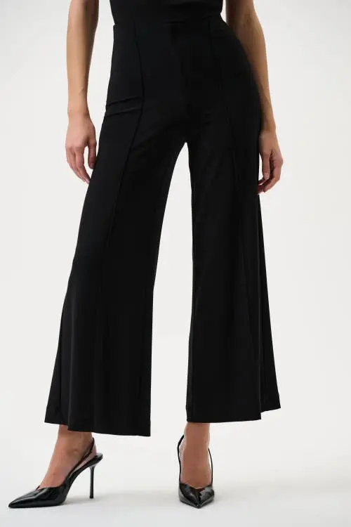 Joseph Ribkoff Pull-on Wide Leg Pants - Black