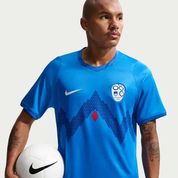Nike Slovenia 2026 Stadium Away Dri-fit Soccer Replica Jersey - Blue