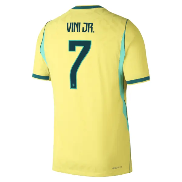 Nike Vinã­cius Jãºnior Brazil National Team 2026 Match Home Dri-fit Adv Soccer Jersey - Yellow