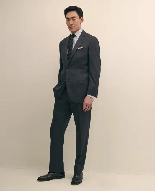 Brooks Brothers S Traditional Fit Wool 1818 Suit - Grey