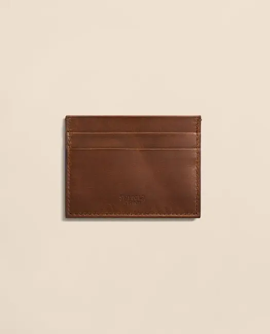 Brooks Brothers Shinola Leather Card Case