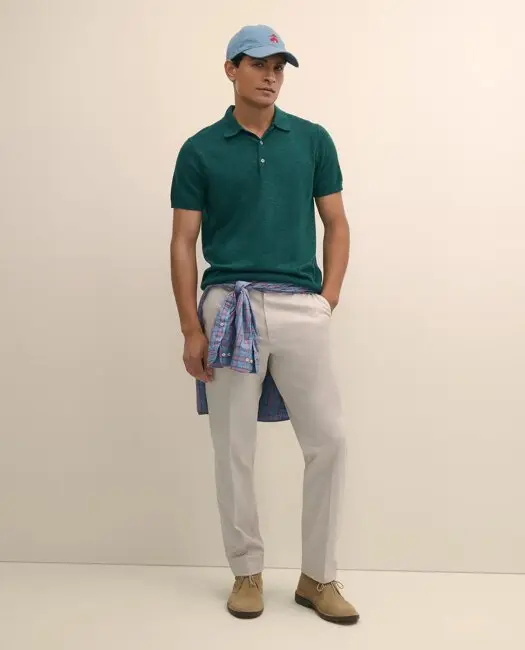 Brooks Brothers Slim Fit Cotton Advantage Chino Pants - Stone