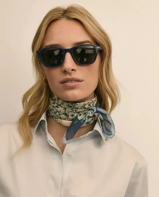 Brooks Brothers Floral Neckerchief