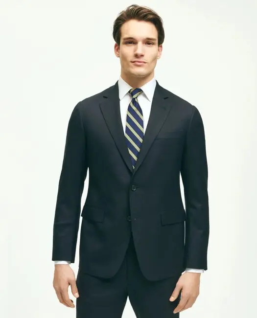 Brooks Brothers S Classic Fit Wool 1818 Suit - Navy