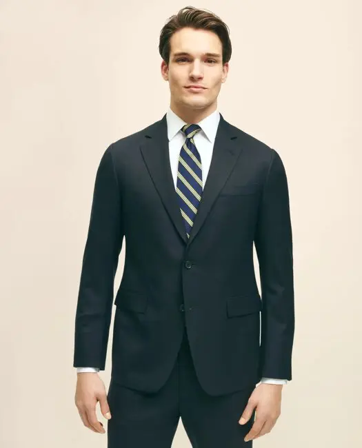 Brooks Brothers Classic Fit Wool 1818 Suit - Navy