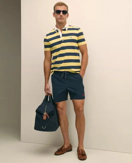 Brooks Brothers The 6" Friday Drawstring Shorts - Navy