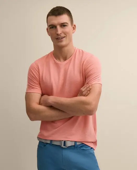 Brooks Brothers S Performance Series T-shirt - Pink