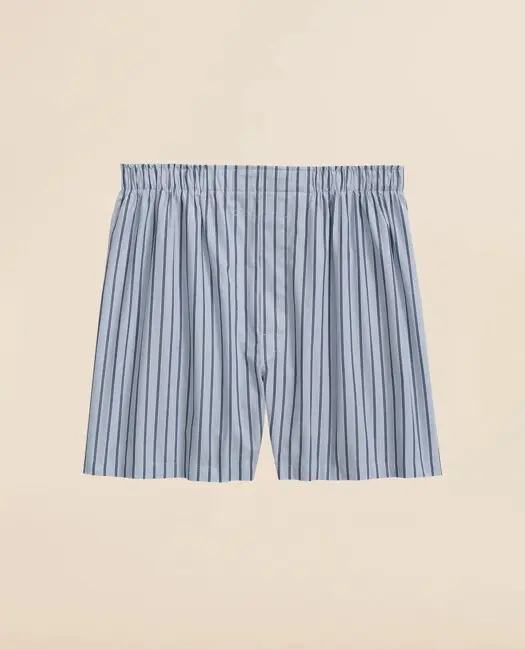 Brooks Brothers Cotton Broadcloth Striped Boxers