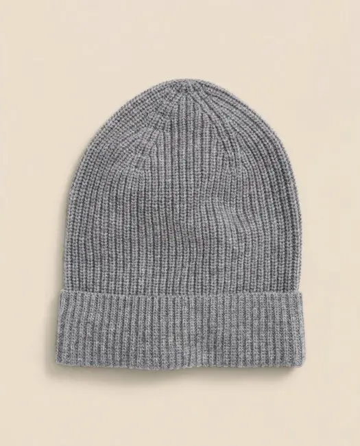 Brooks Brothers Merino Wool Cashmere Beanie - Grey