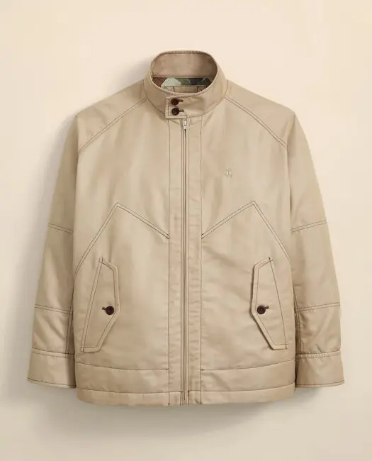 Brooks Brothers S X Eye Junya Watanabe Windbreaker Sweater | | Large - Beige